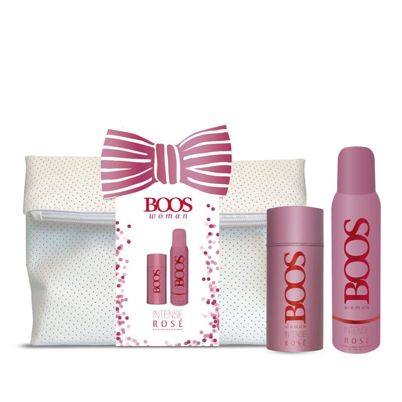 Set Boos Intense Rosé EDP x 60 ml + Deo x 127 ml + Neceser - Simplicity