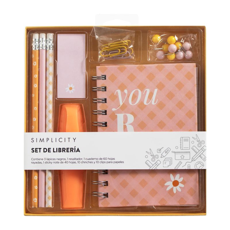 Set Librería Simplicity Completo Colorfull - Simplicity