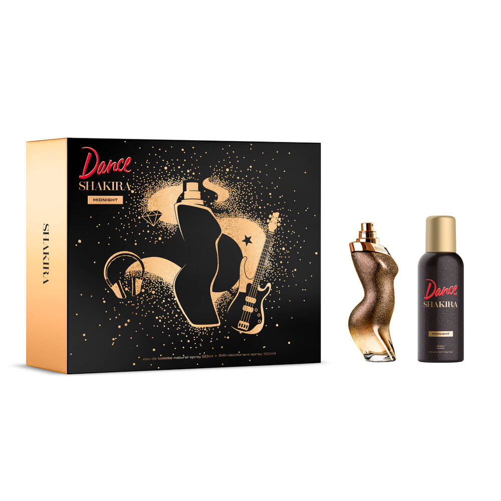Set Shakira Dance Midnight Edt X 80 Ml Desodorante X 150 Ml Simplicity