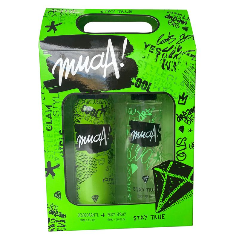 Pack Muaa Stay True Body Splash x 150 ml + Desodorante x 127 ml ...