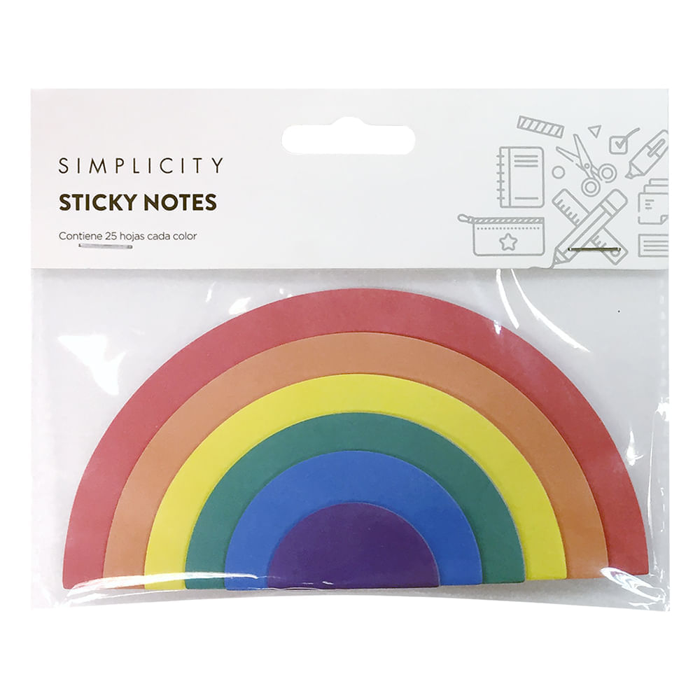 Sticky Notes Simplicity Colores Arcoiris - Simplicity