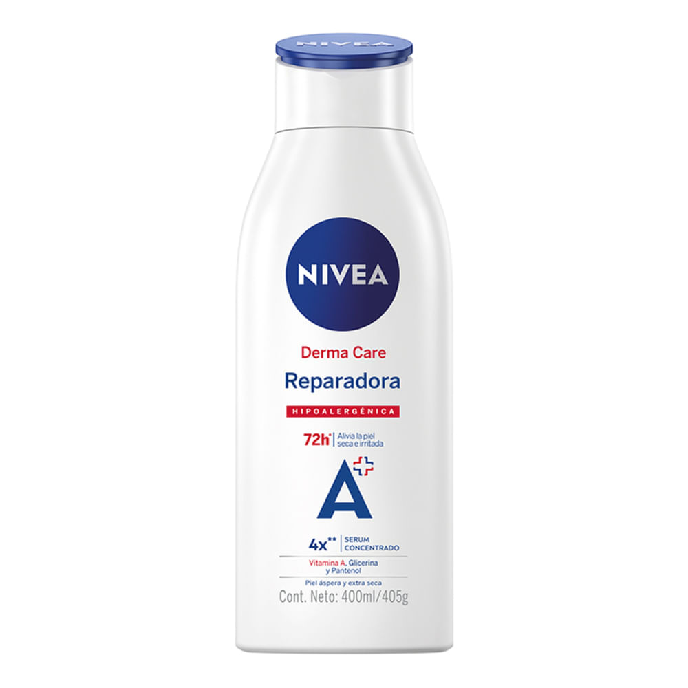 Crema Corporal Hipoalergénica Nivea Derma Care Reparadora Intensiva para Piel Extra Seca x 400 ...