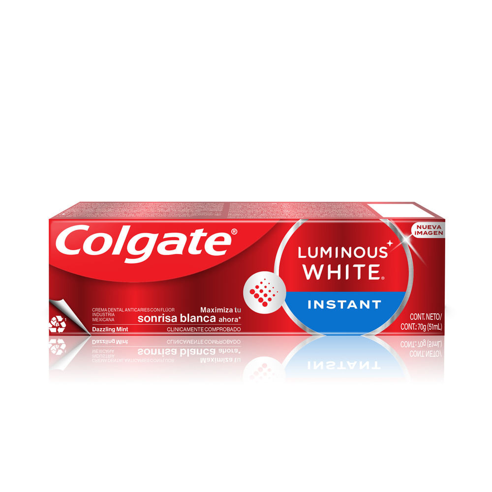 Pasta Dental Colgate Luminous White Instant x 70 g - Simplicity