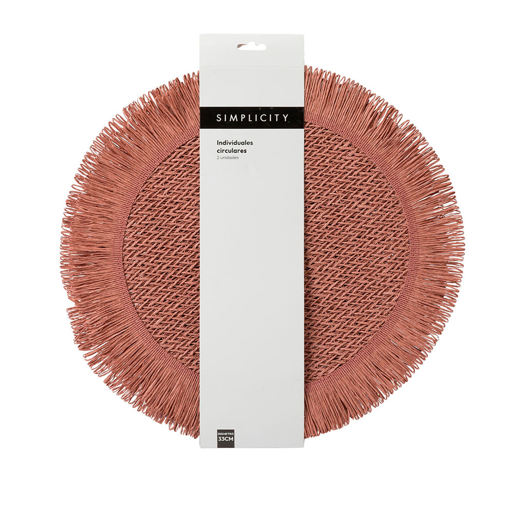 Individual Circular Simplicity Rosa Boho - Simplicity